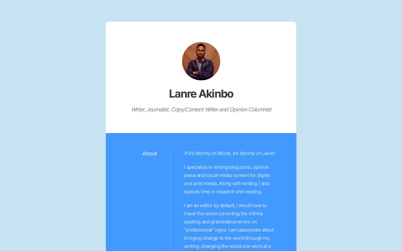 Lanre Akinbo